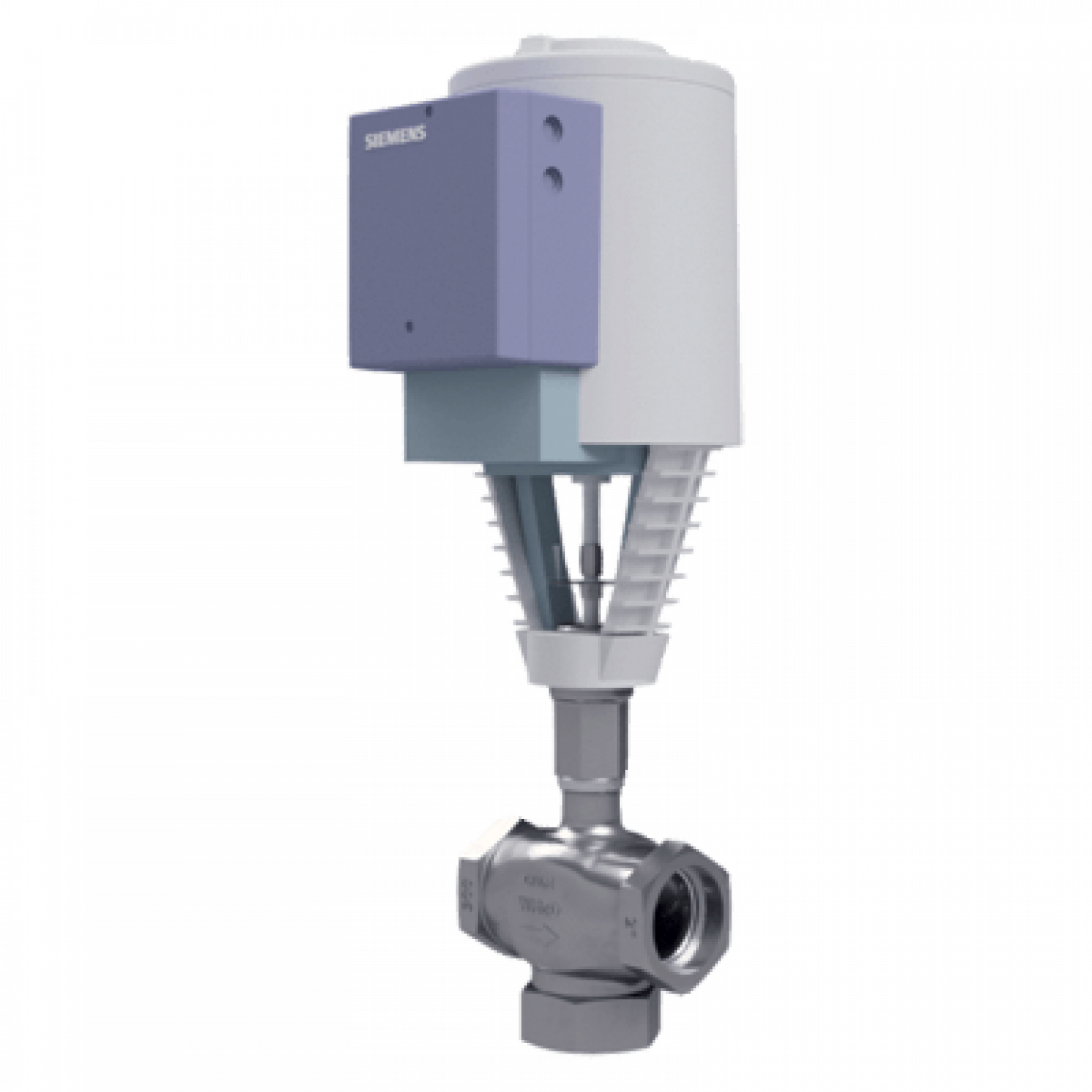 3 Way HB Control Valves with Electric Actuators and Spring Return