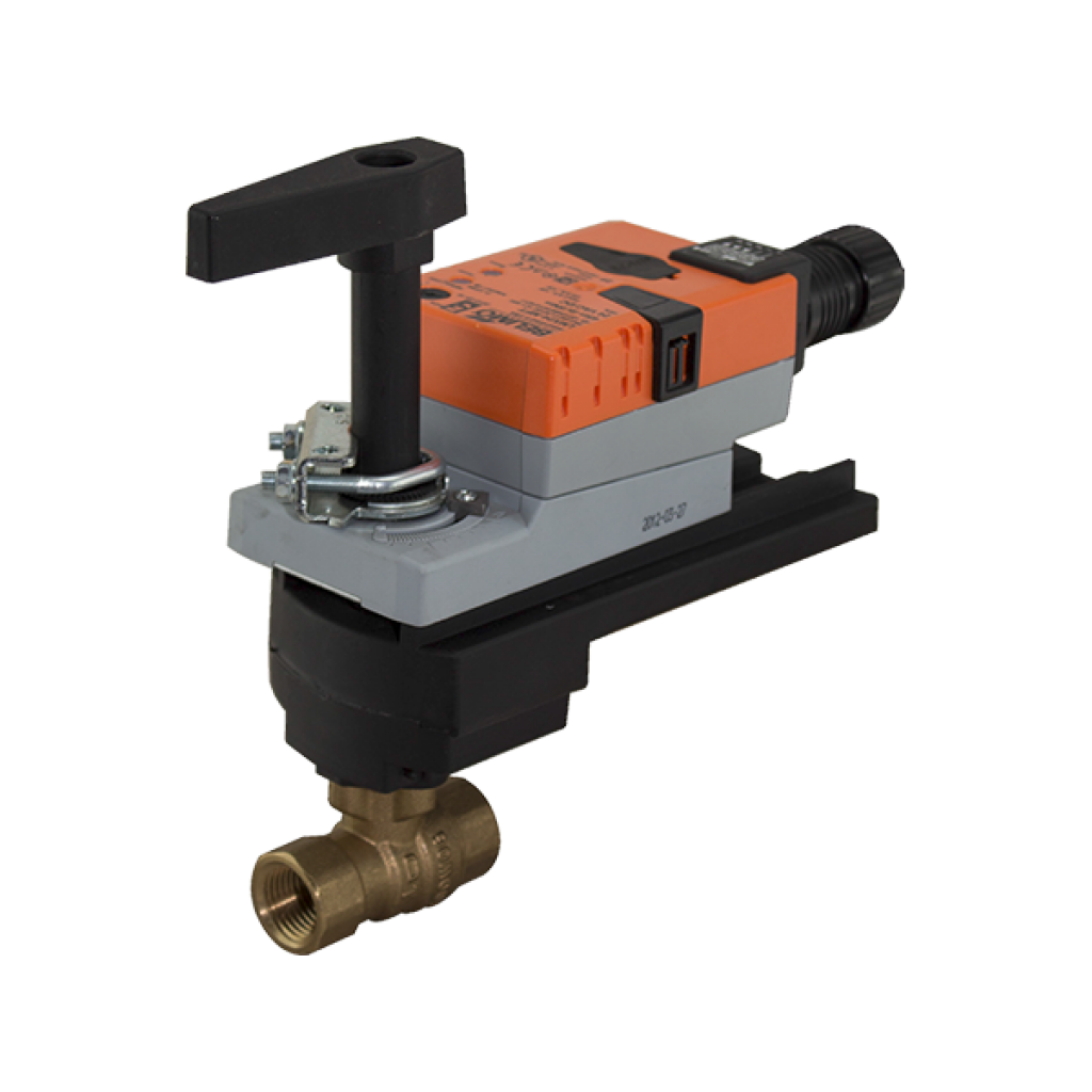 2 Way Siemens Ball Valve with Modulating Belimo Actuator