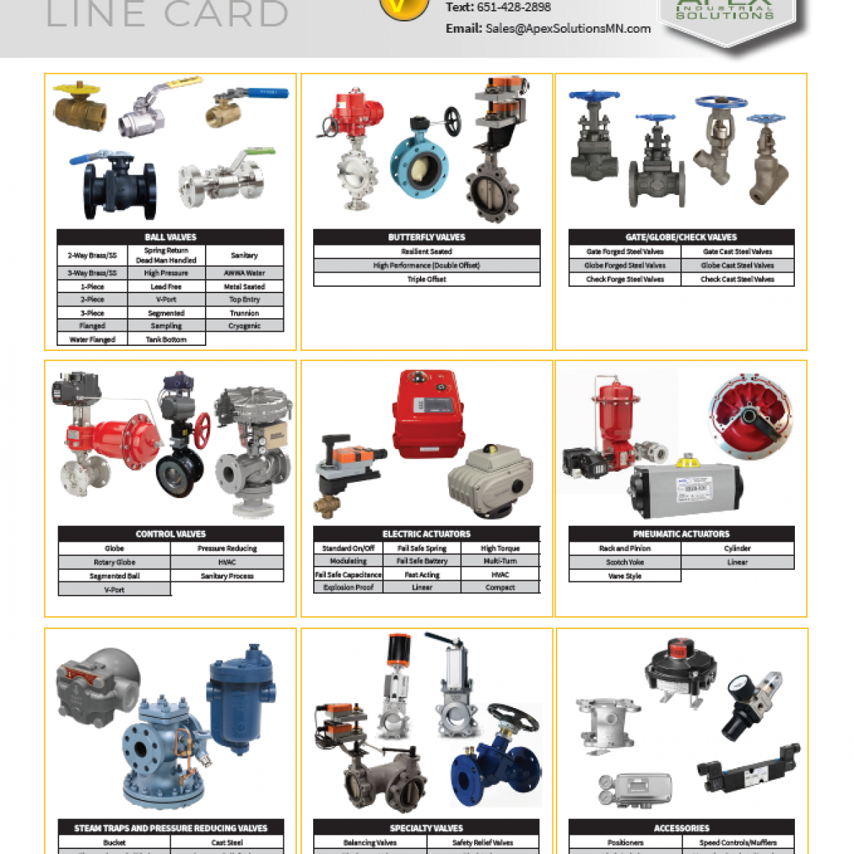 valves-and-actuators-line-card · Apex Industrial Solutions