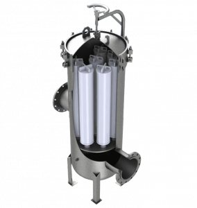 Vertical High Flow Cartridge Filter Housings